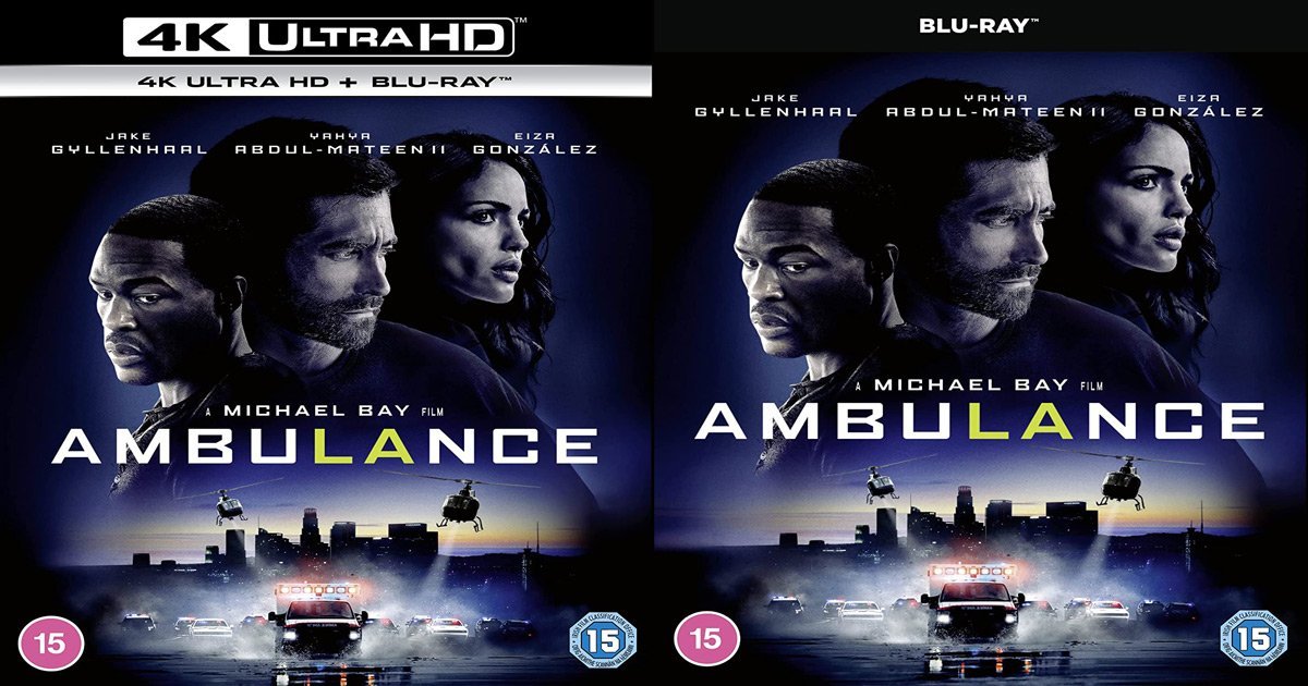 Ambulance 4K UHD, Blu-ray & DVD, Arrives June 2022 (UK)