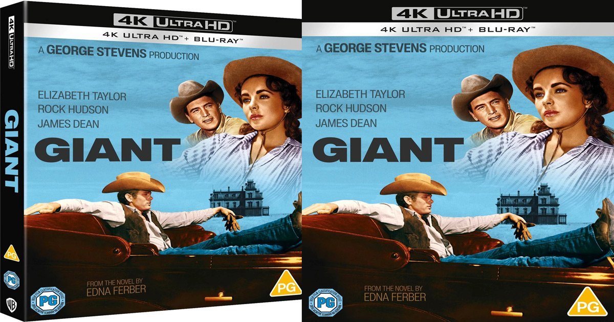 Giant 4K Ultra HD - 1956 James Dean's Last Movie Releases June 2022