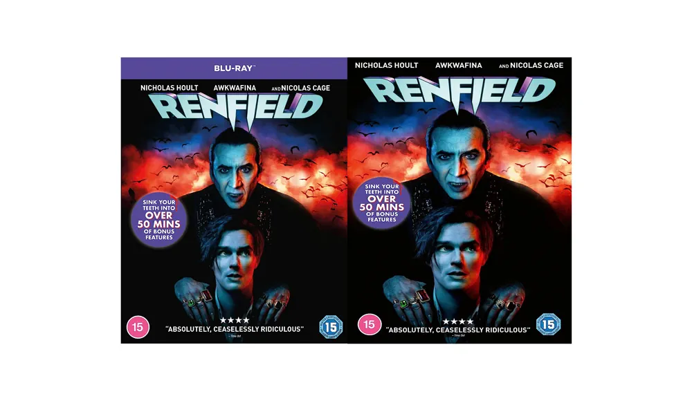 Renfield (2023) Blu-ray & DVD Releases July 2023 (With Nic Cage)