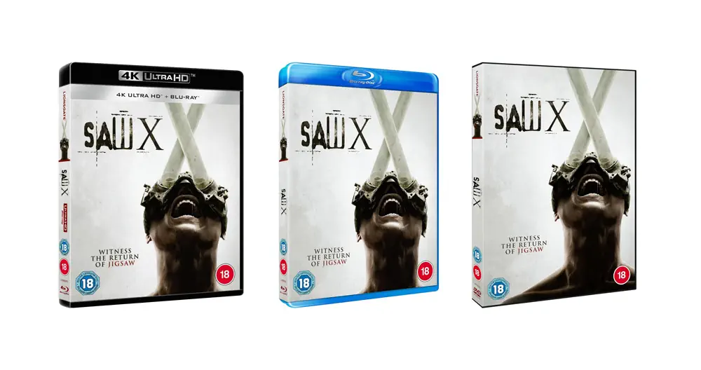 Saw X 4K UHD, Blu-ray & DVD Releases December 2023