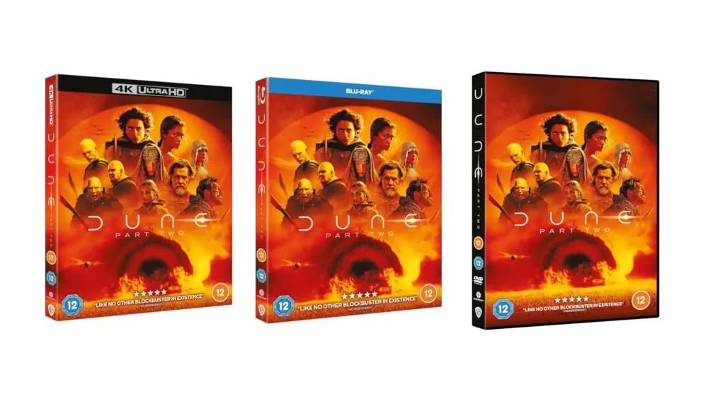 Dune Part Two 4K UHD, Blu-ray & DVD Coming May 2024