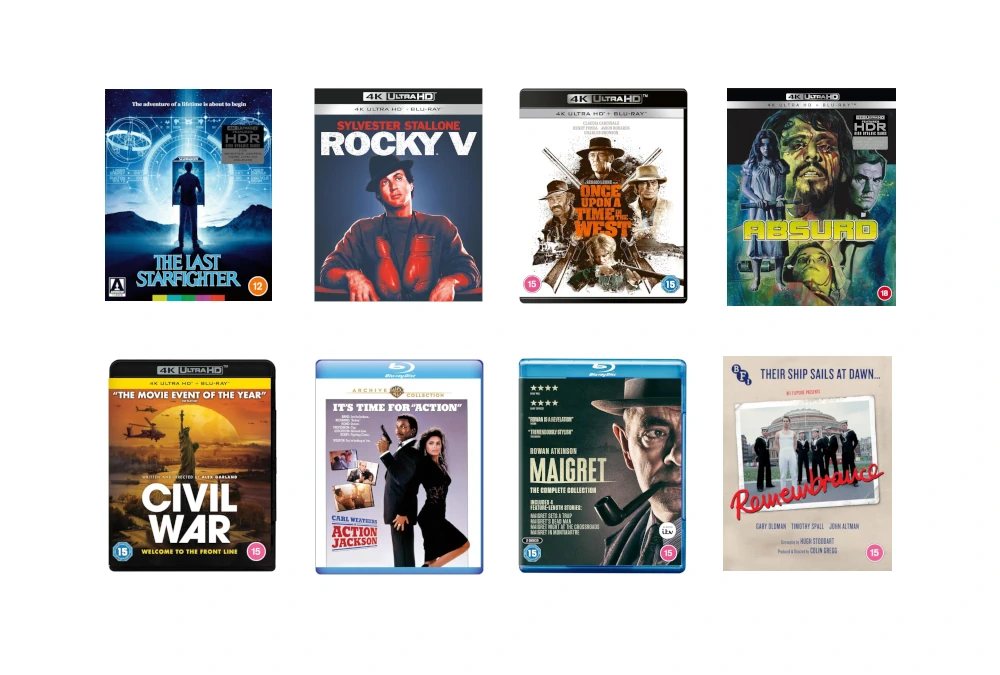 UK 4K Ultra HD + Blu-ray Releases for 15th July 2024