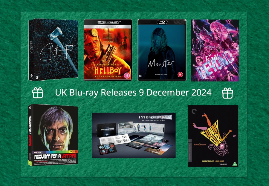 UK Blu-ray Releases 9 December 2024 Round-up