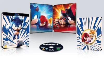 Sonic the Hedgehog 3 4K UHD, Blu-ray & DVD Out Now!