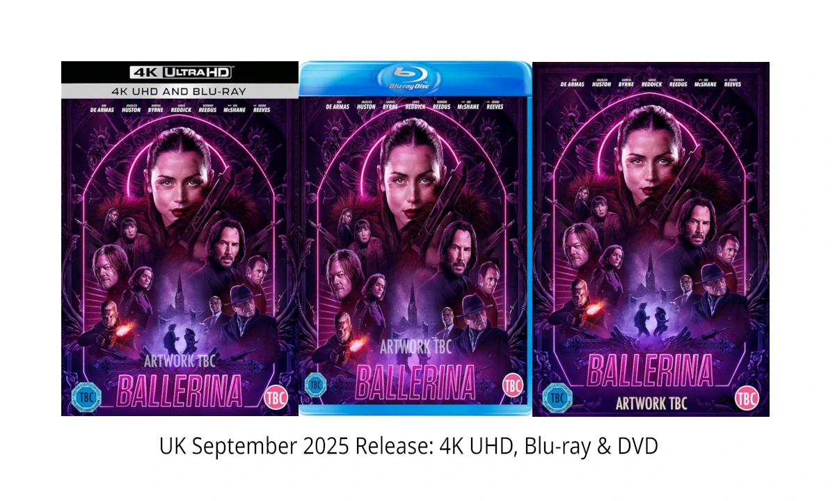 Ballerina 4K UHD, Blu-ray & DVD Releases September 2025 (UK)